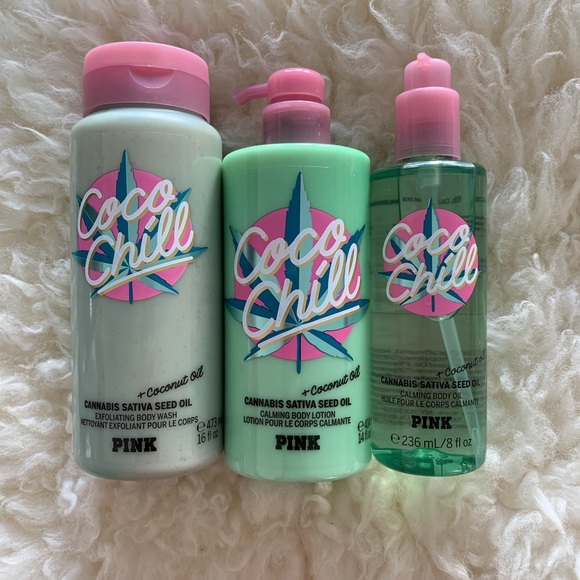 PINK Victoria's Secret | Bath & Body | New Vs Pink Coco Chill Body Care ...